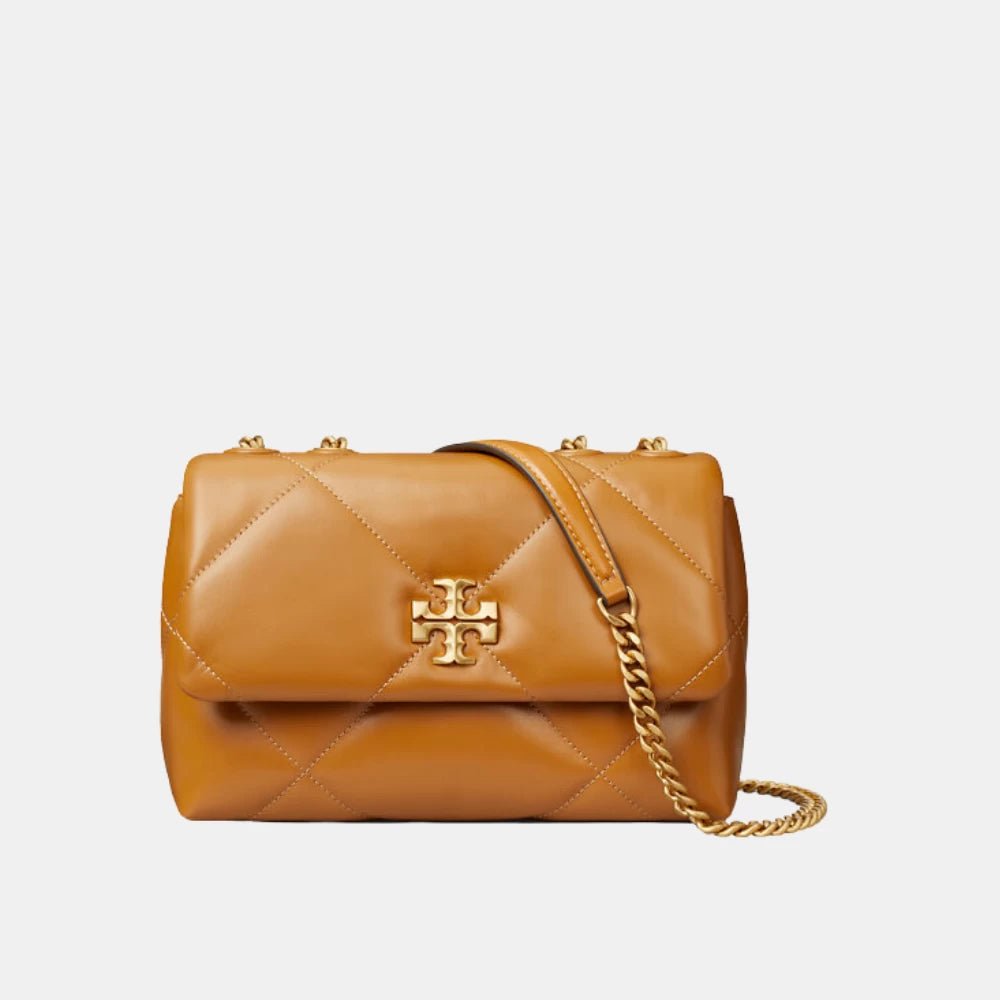 Tory Burch Small Kira Diamond Quilt Flap Bag (Mandorla)